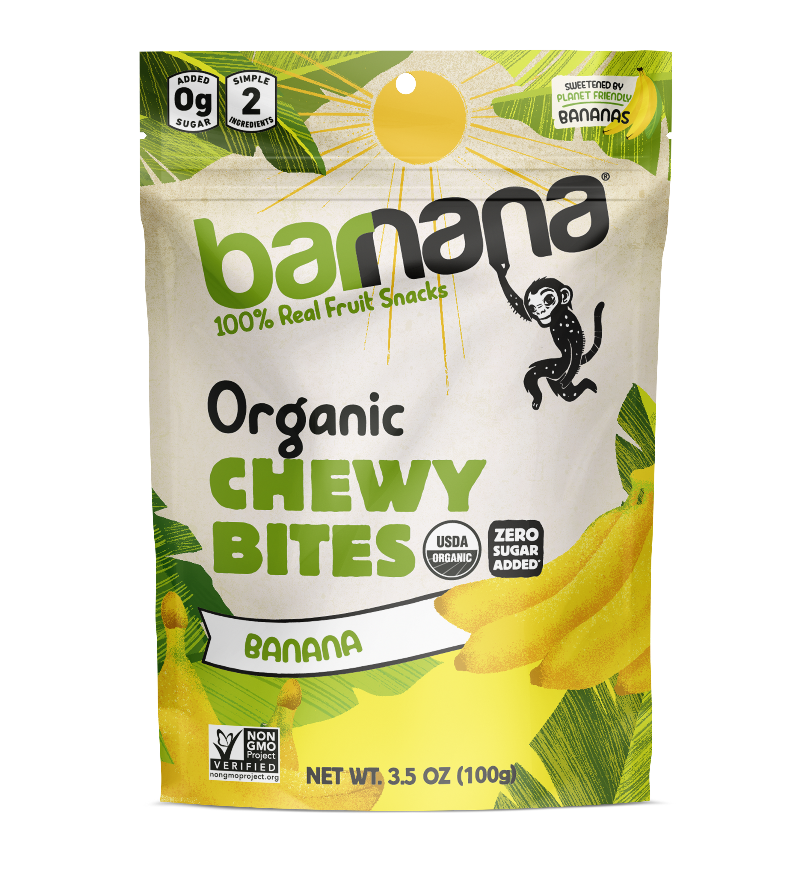 Organic Original Chewy Banana Bites | Barnana